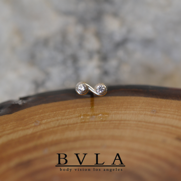 INFINITY NOSTRIL SCREW (WG/YG) – 454TATTOO